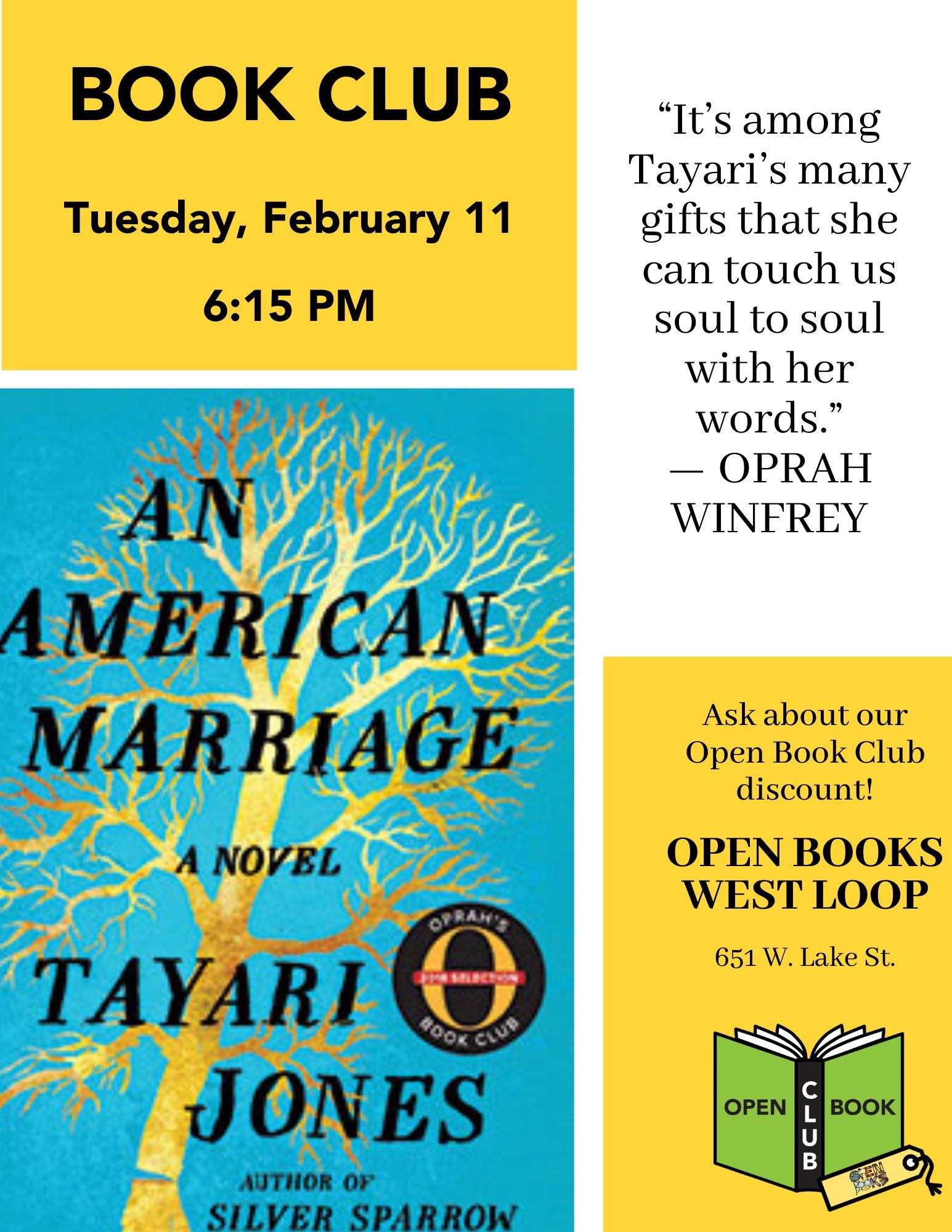 Open Book Club - Open Books